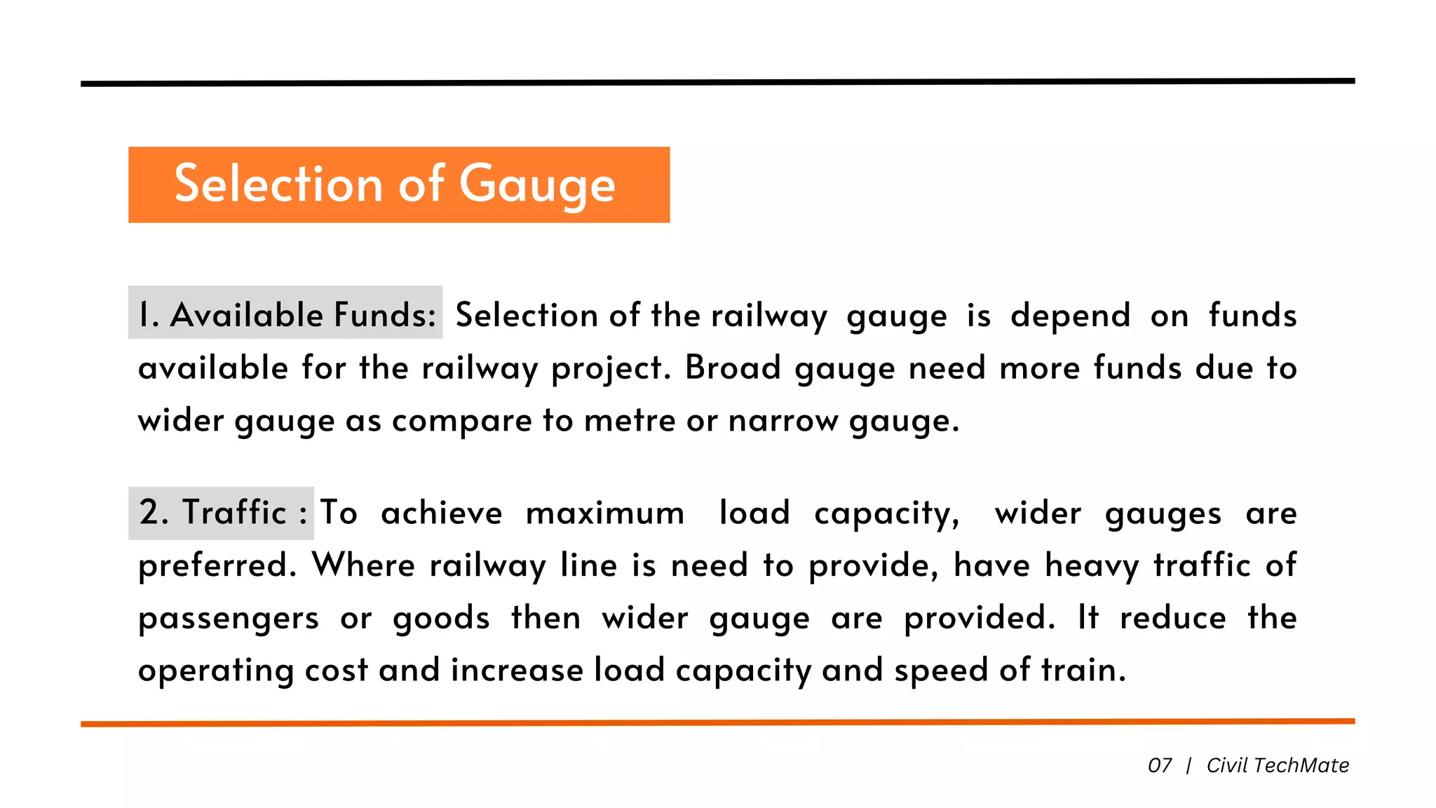 Rail Gauge | Types of Rail Gauges | Civil TechMate | PDF