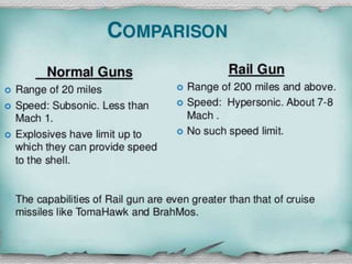 Railgun Distance