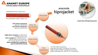Selector guide for conduits used in rail according EN 45545-2 | PPTX