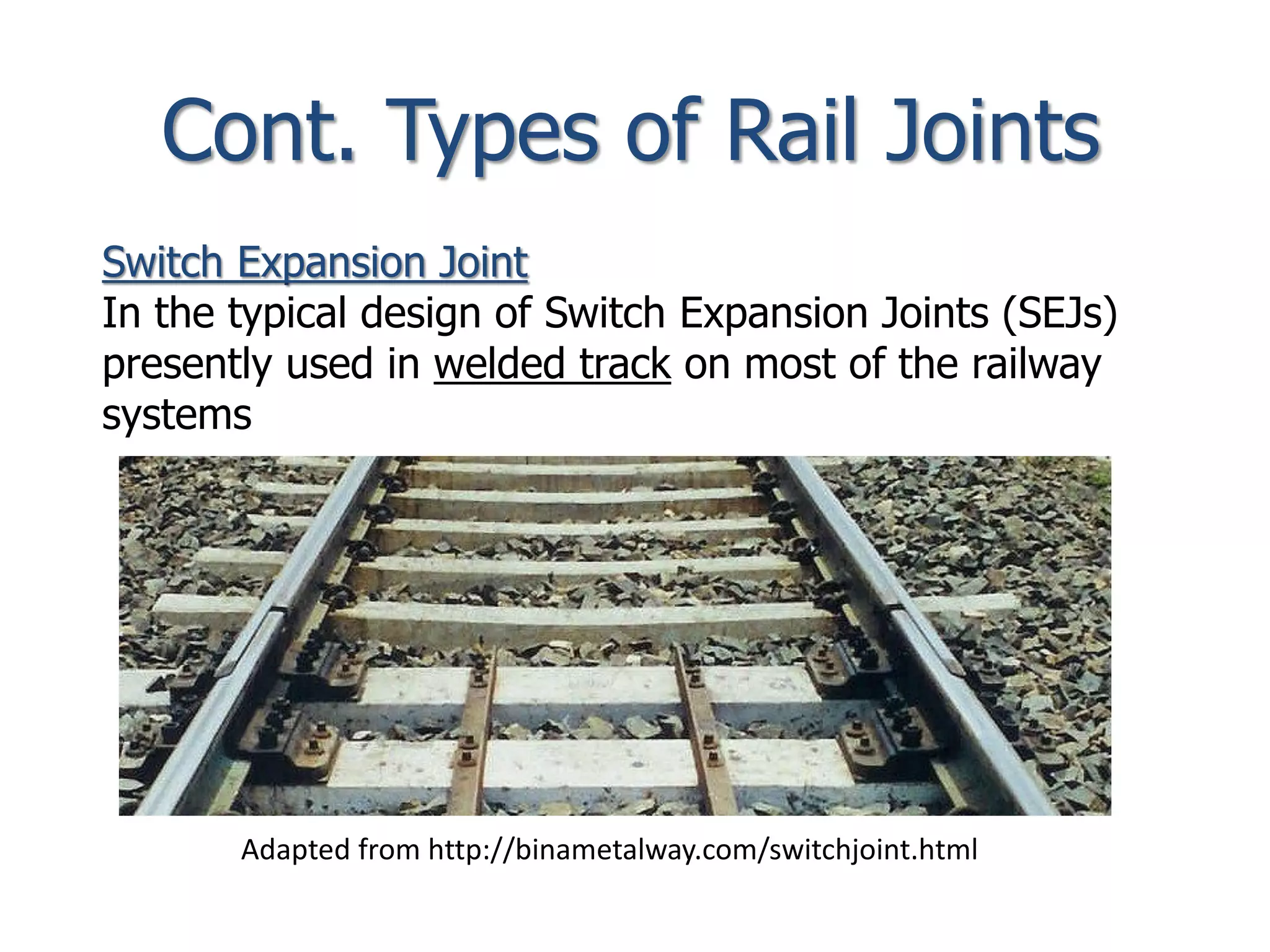 05 Rail Joints (Railway Engineering Lectures هندسة السكك الحديدية & Dr ...