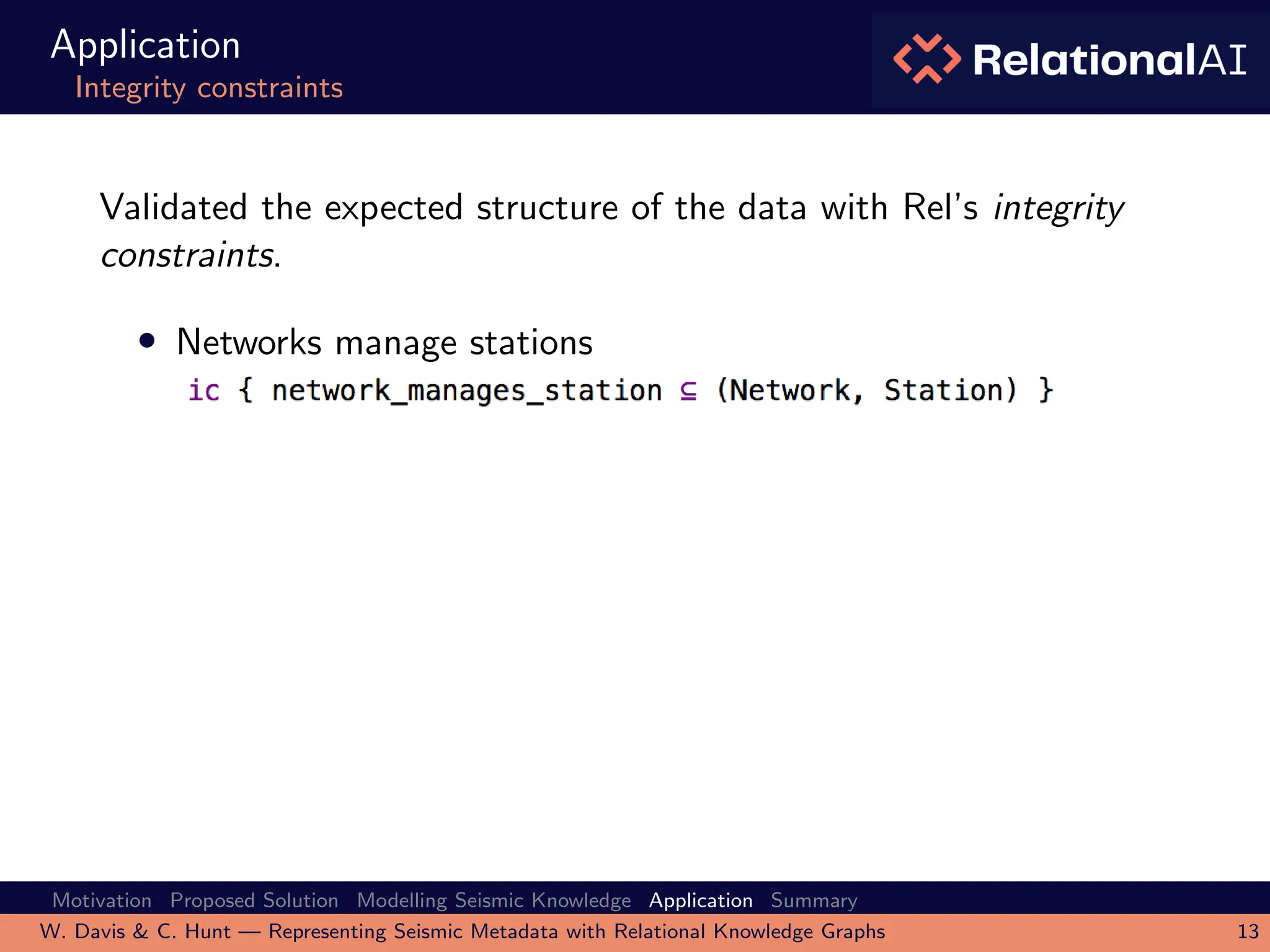 Representing Seismic Metadata with Relational Knowledge Graphs | PDF | Databases | Computer ...