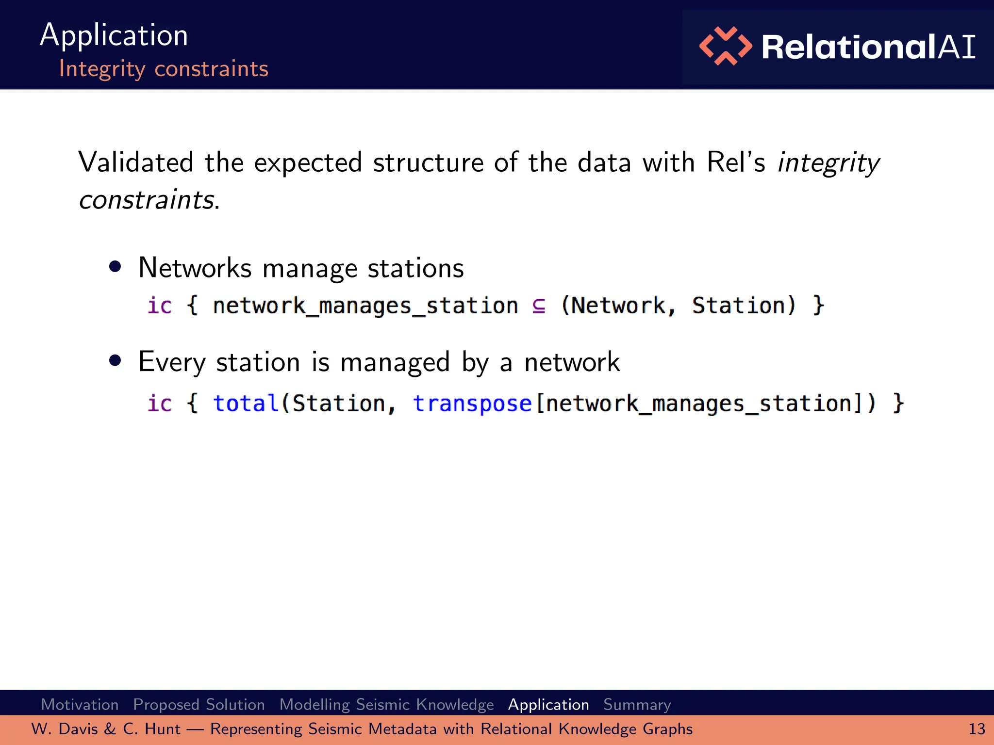 Representing Seismic Metadata with Relational Knowledge Graphs | PDF | Databases | Computer ...