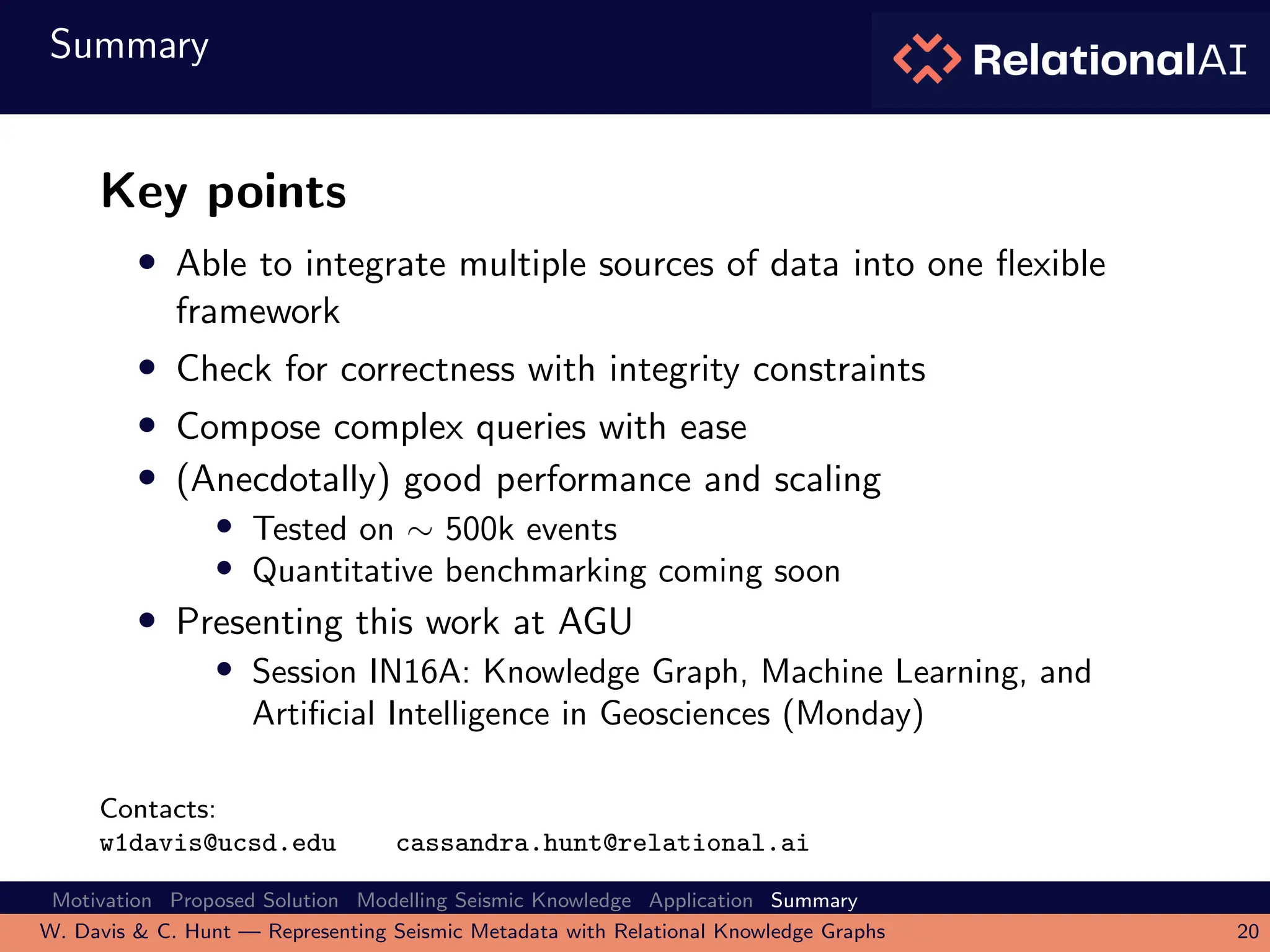 Representing Seismic Metadata With Relational Knowledge Graphs Pdf