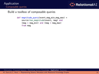 Representing Seismic Metadata with Relational Knowledge Graphs | PDF | Databases | Computer ...
