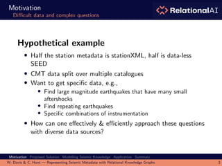 Representing Seismic Metadata with Relational Knowledge Graphs | PDF | Databases | Computer ...