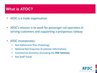 Rail Passenger Demand Forecasting - a view from the industry | PDF