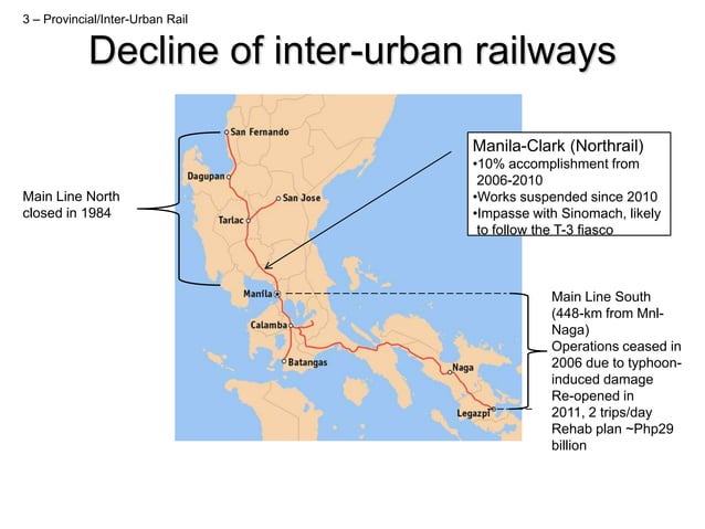 Rail in the Philippines 2012 | PPTX