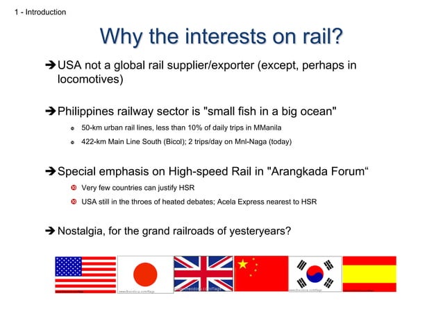 Rail in the Philippines 2012 | PPTX