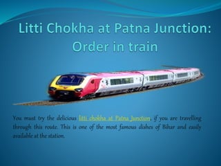 RailRestro- How to order Street Food in Train | PPT
