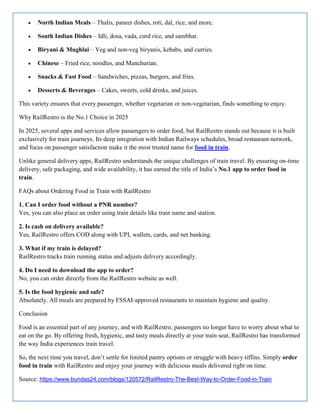 RailRestro – The Best Way to Order Food in Train.pdf