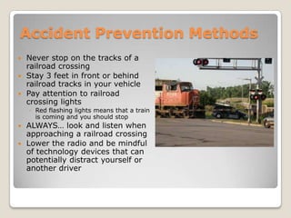 Rail road crossing safety jn | PPTX