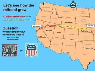 First Transcontinental Railroad Lesson | PPT