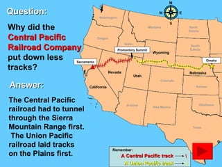 First Transcontinental Railroad Lesson | PPT