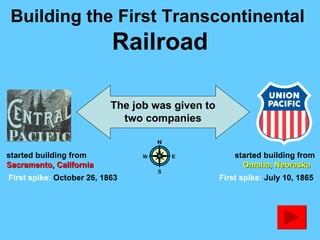 First Transcontinental Railroad Lesson | PPT