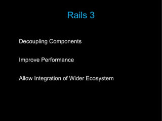Intro to Rails 3 - Anup Nivargi | PPT