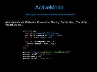 Introduction to Rails 3 | PPT | Technology & Computing