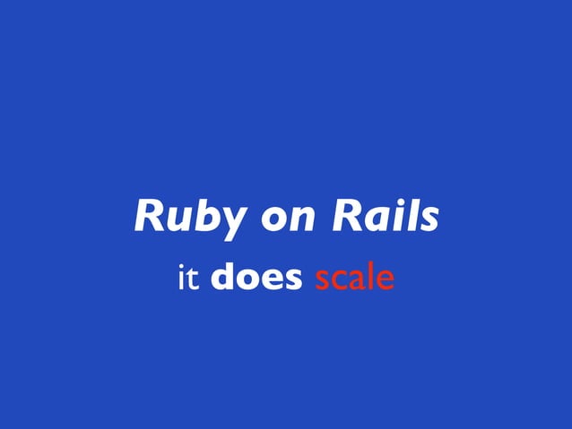Rails advantages and techniques | PPT
