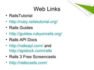 Rails v3.2 Basic Introduction | PPS