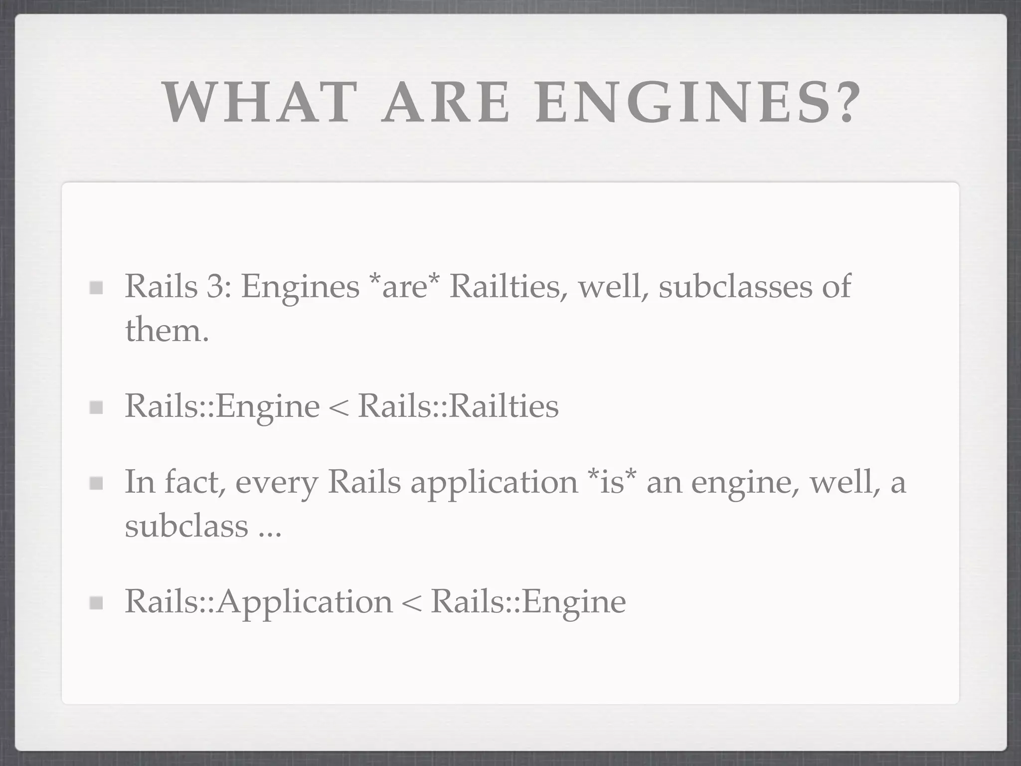 How to set up and test a Rails 3 Engine | KEY