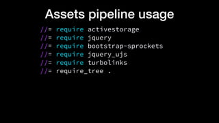 Rails 6 frontend frameworks | PPT