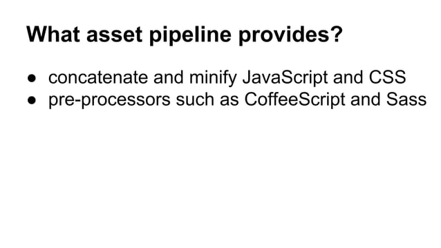 Replacing Rails Asset Pipeline With Gulp Ppt