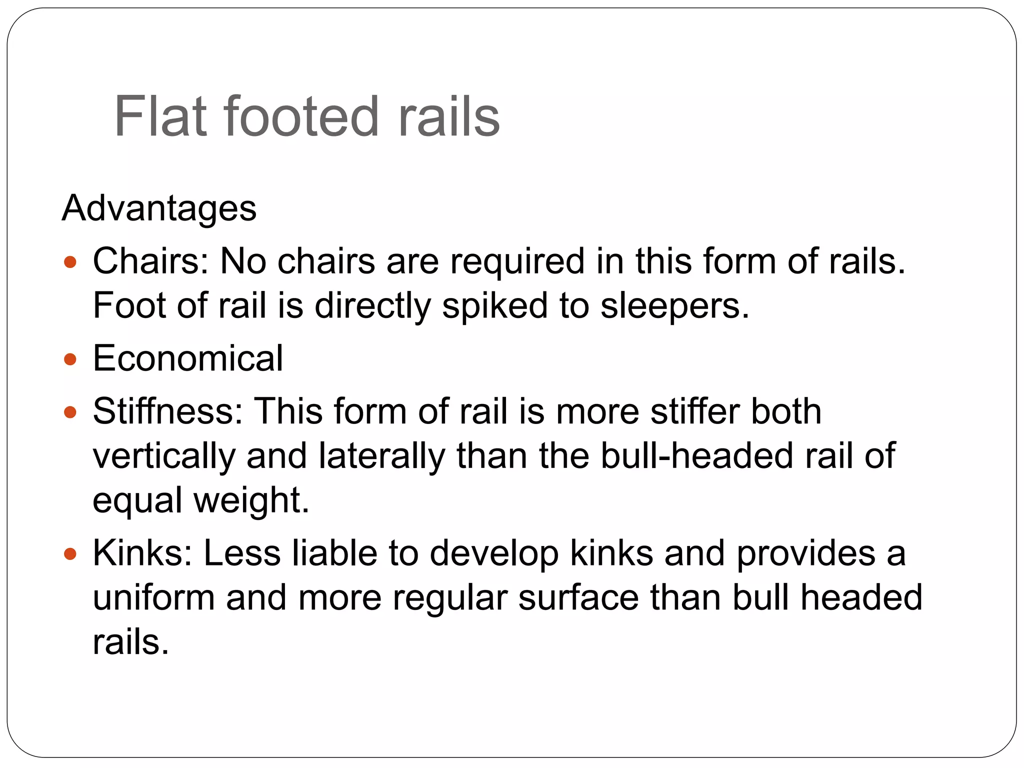 Rails, Types, Joints, Creep, Failure of Rails and Welding of Rails | PPTX