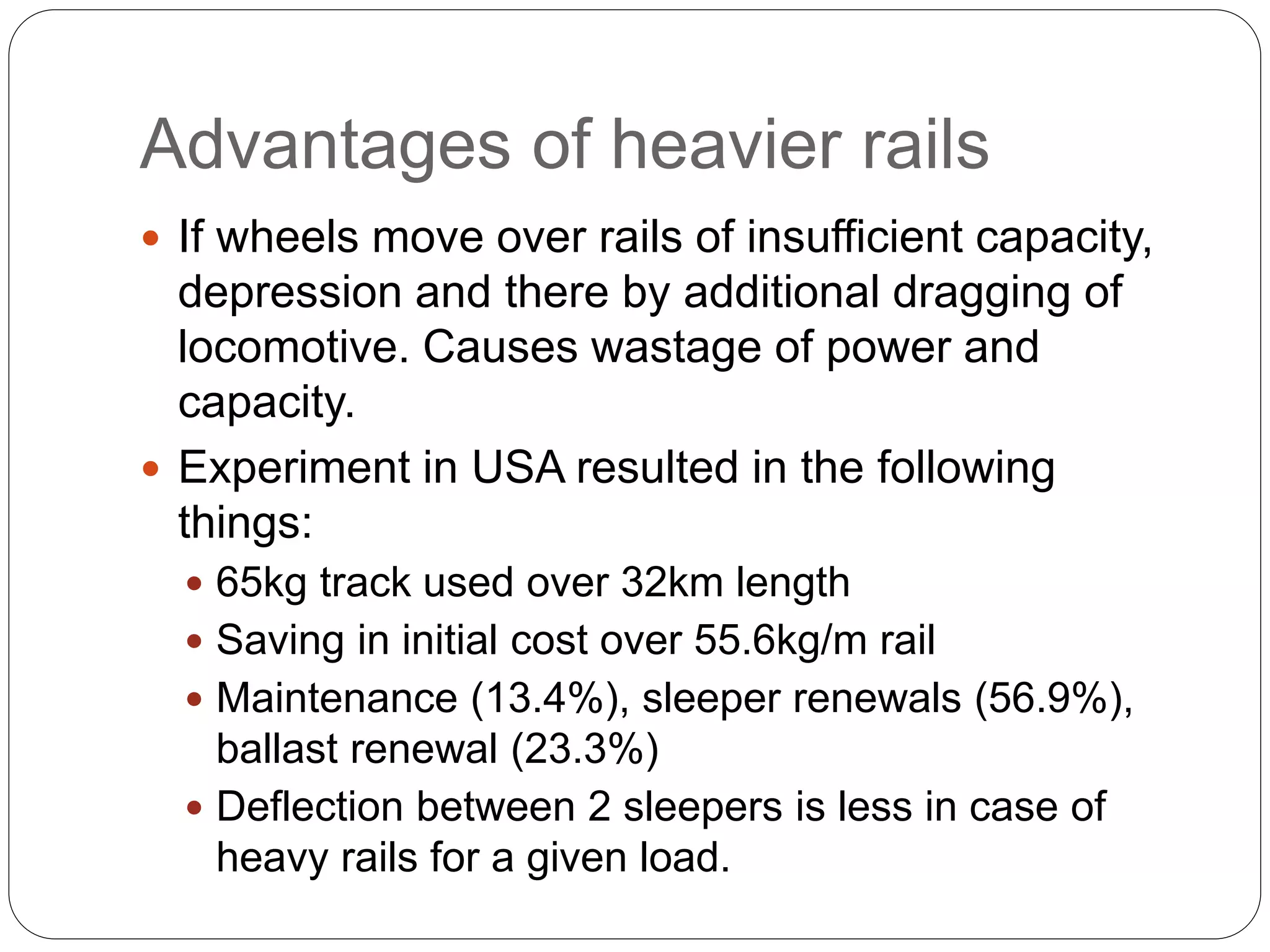 Rails, Types, Joints, Creep, Failure of Rails and Welding of Rails | PPTX