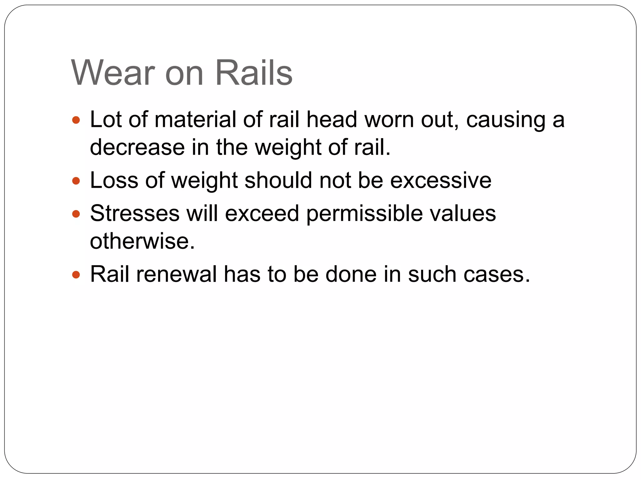 Rails, Types, Joints, Creep, Failure of Rails and Welding of Rails | PPTX