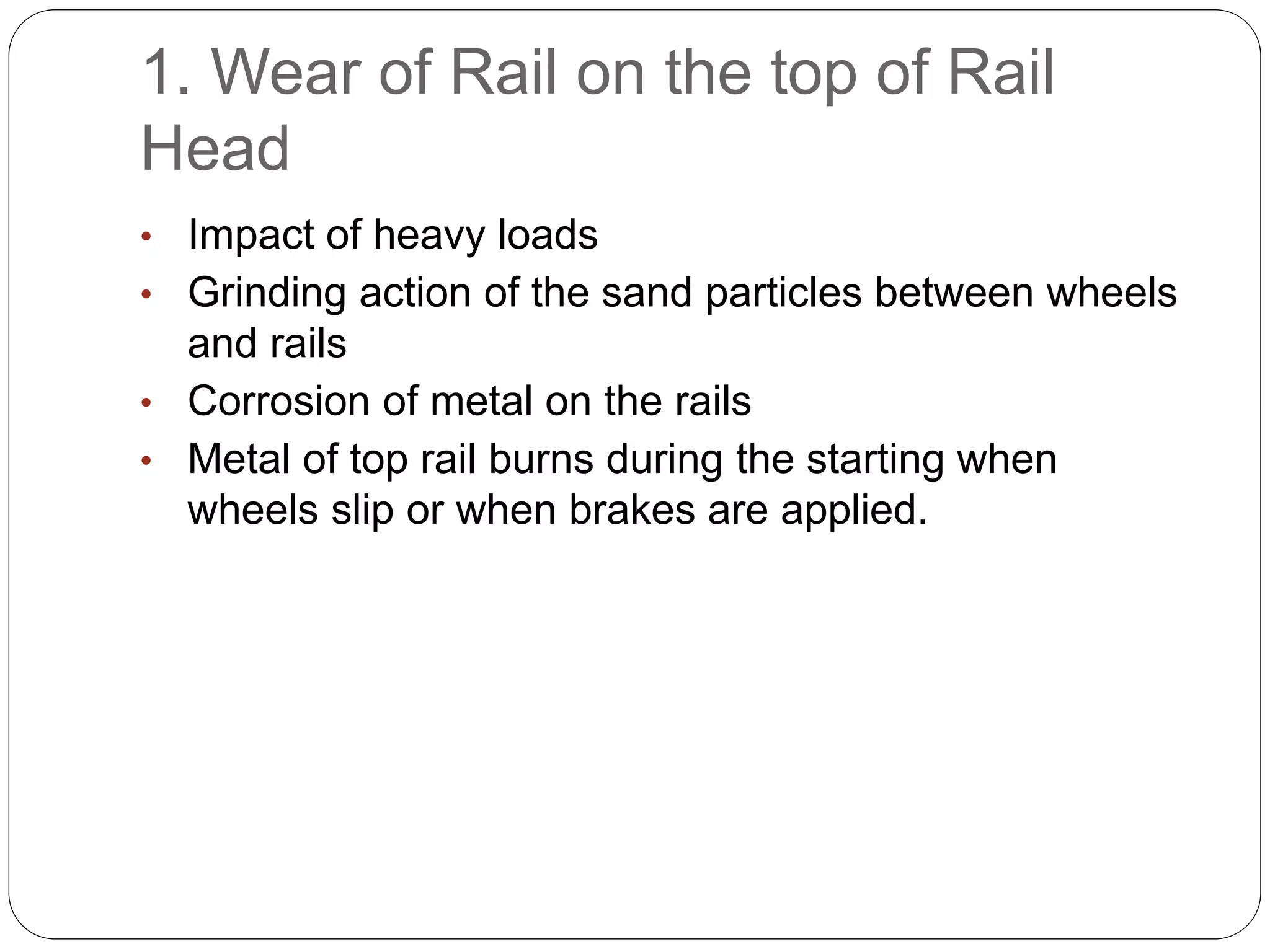 Rails, Types, Joints, Creep, Failure of Rails and Welding of Rails | PPTX