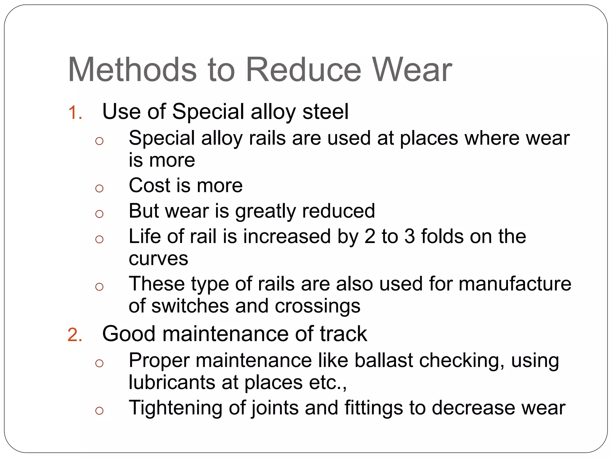 Rails, Types, Joints, Creep, Failure of Rails and Welding of Rails | PPTX