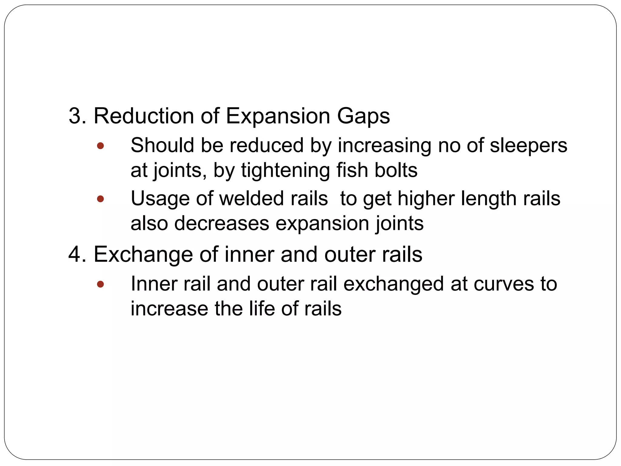 Rails, Types, Joints, Creep, Failure of Rails and Welding of Rails | PPTX