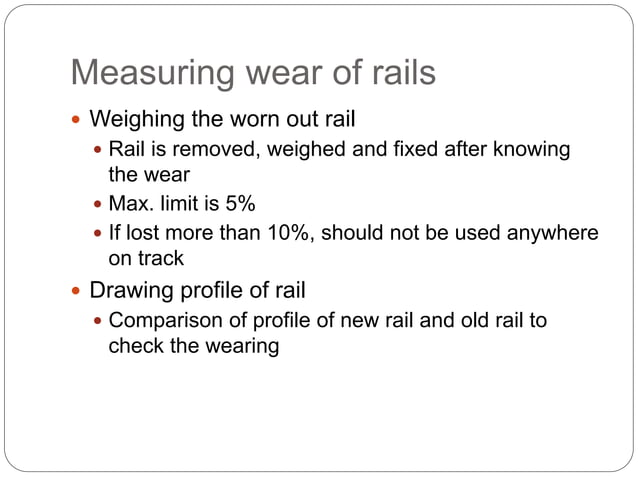 Rails, Types, Joints, Creep, Failure of Rails and Welding of Rails ...
