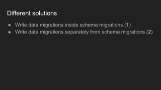Rails data migrations | PPT