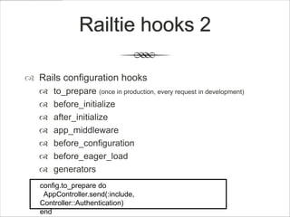 Rails Engine | Modular application | PPT