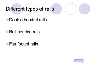 Rail, sleepers fittings.ppt
