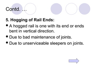 Rail, sleepers and fittings presentation | PPT