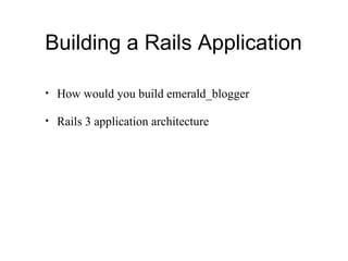 Rails review | PPT