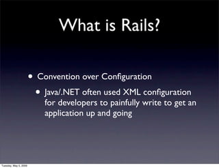 What is Ruby on Rails? | PDF | Databases | Computer Software and Applications