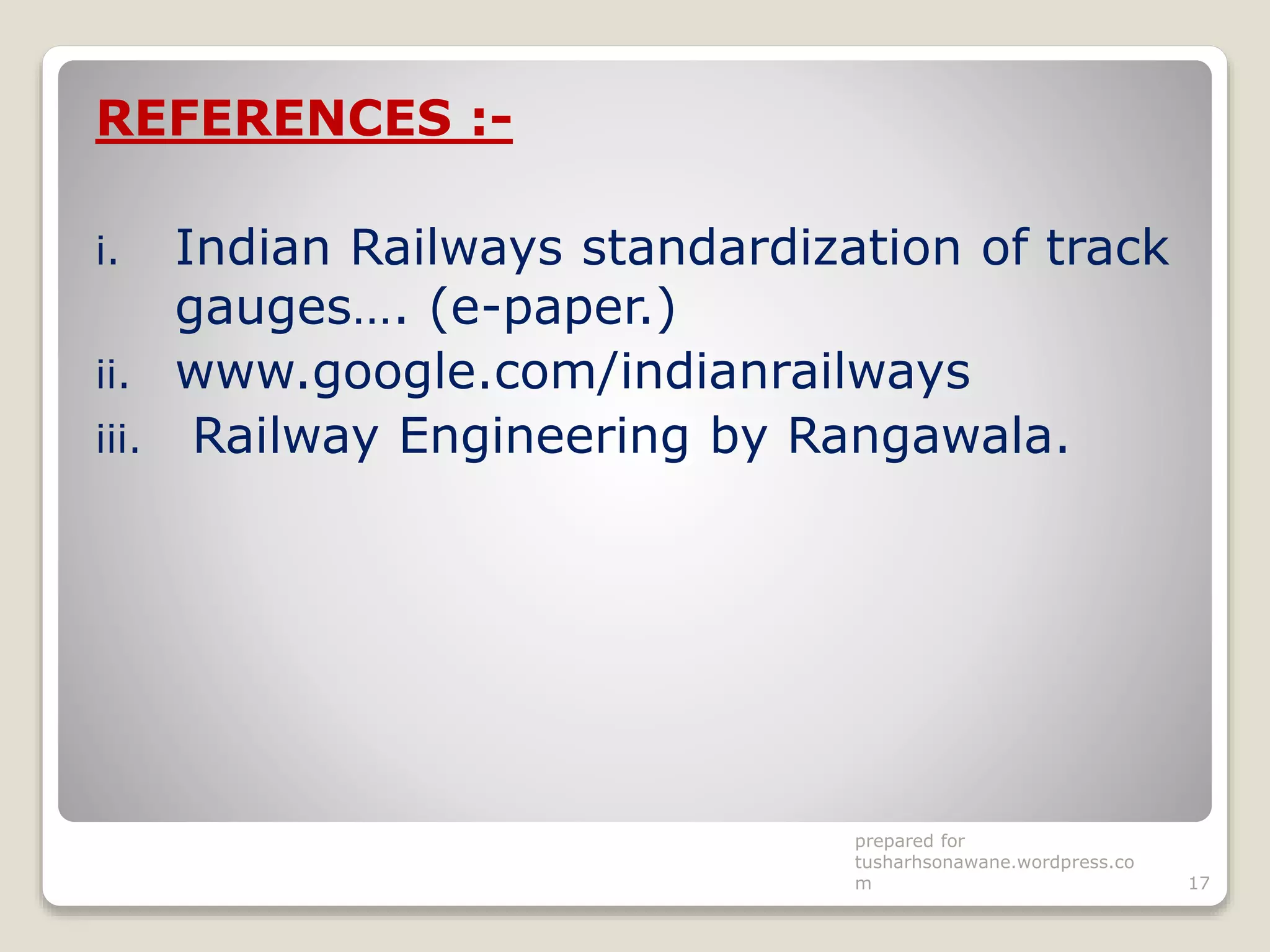 Rail Gauges and Rail standards [Useful for Civil Engineering Students ...
