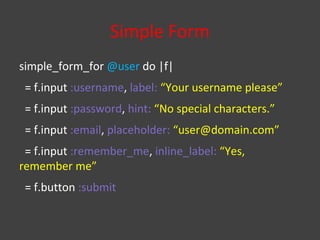 Rails view chapte 5 - form | PPT