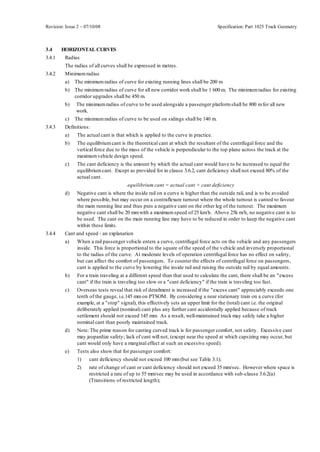 Rail track geometry | DOC