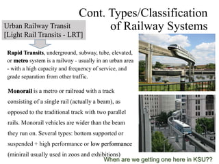 02 Rail Transport Systems (Railway Engineering Lectures هندسة السكك ...
