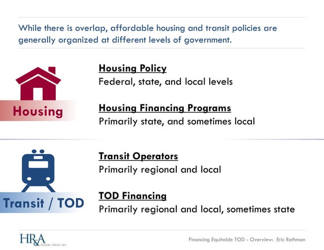 Financing Equitable Transit-Oriented Development | PPT