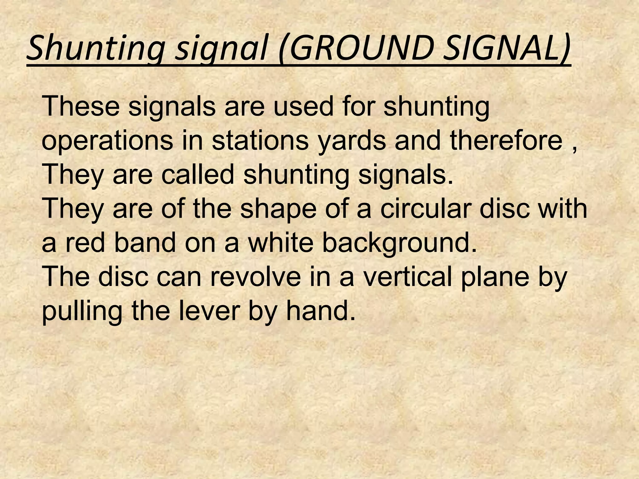 Signalling in Railways | PPTX