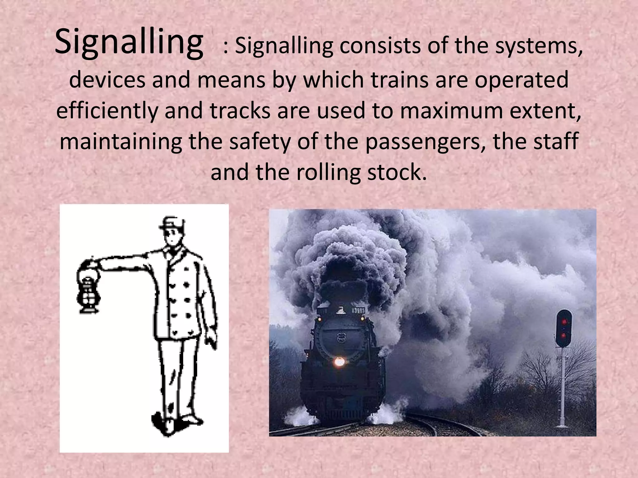 Signalling in Railways | PPTX