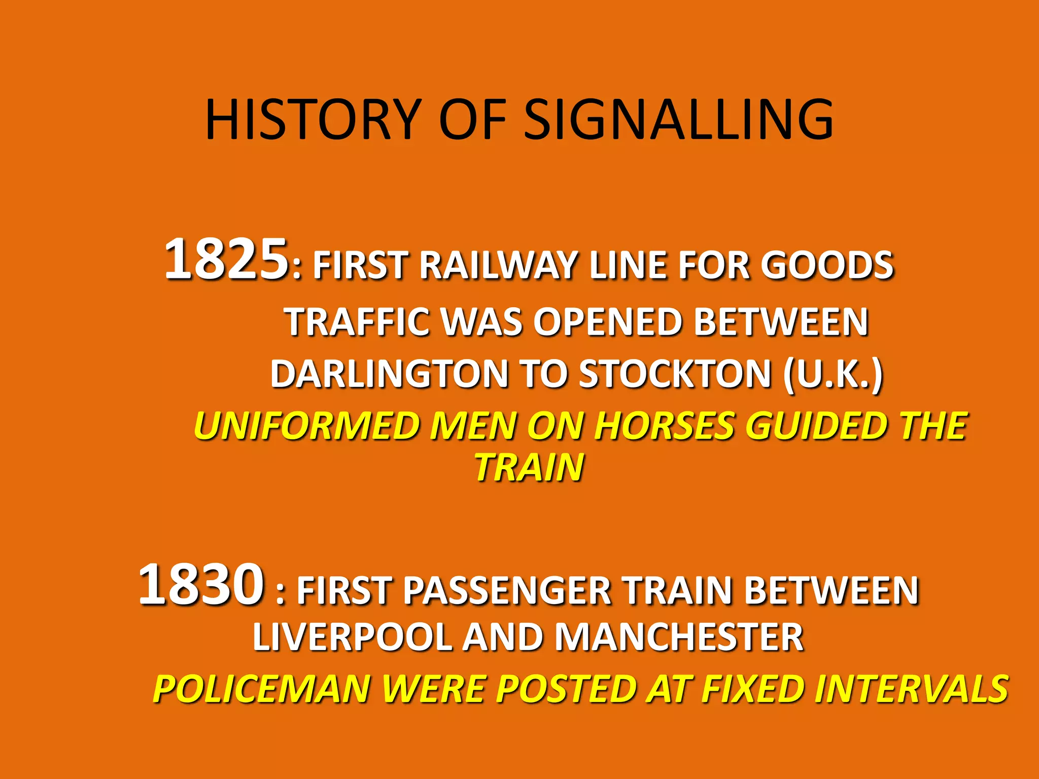 Signalling in Railways | PPTX