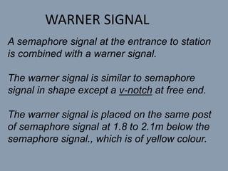 Signalling in Railways | PPTX
