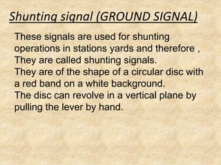 Signalling in Railways | PPTX