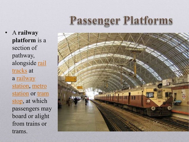 Presentation on Railway STATION LAYOUT | PPTX | Rail Travel | Travel Type