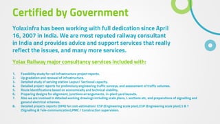 Railway approved consultant | PPTX